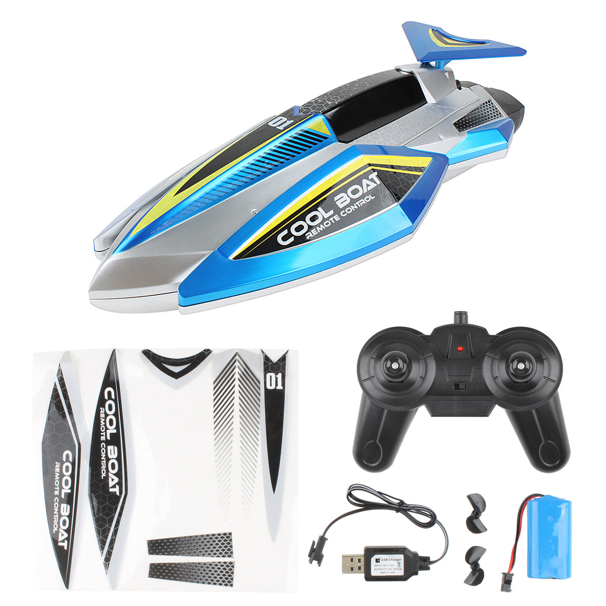 RC Drift Boat Blue — GOGO GADGET