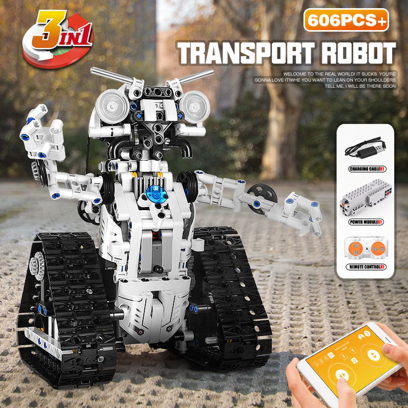 2.4G track DIY 3 in 1 Robot 606pcs(APP) — GOGO GADGET